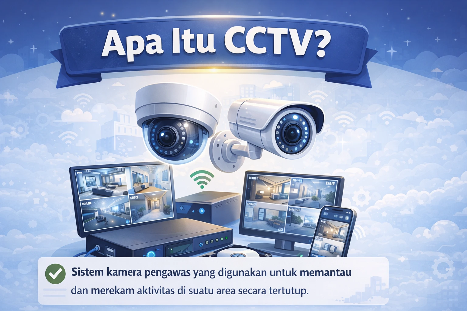 Apa Itu CCTV? Pengertian, Fungsi, Jenis, dan Cara Kerjanya